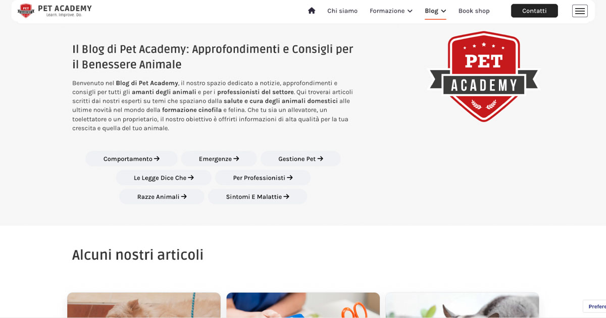 Blog - Pet Academy | Learn, Improve, Do.